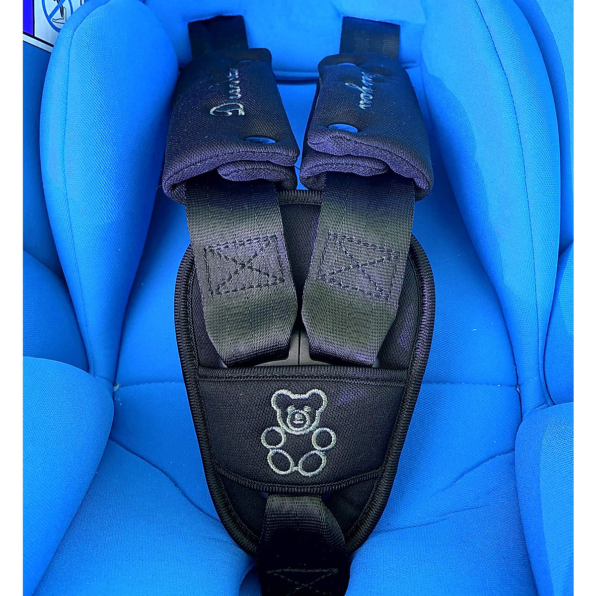 Easicozi Shoulder Crotch Pad Set Compatible with Infant Seat Stroller High Chair, Harness & Strap Comfort Cushion (Small)