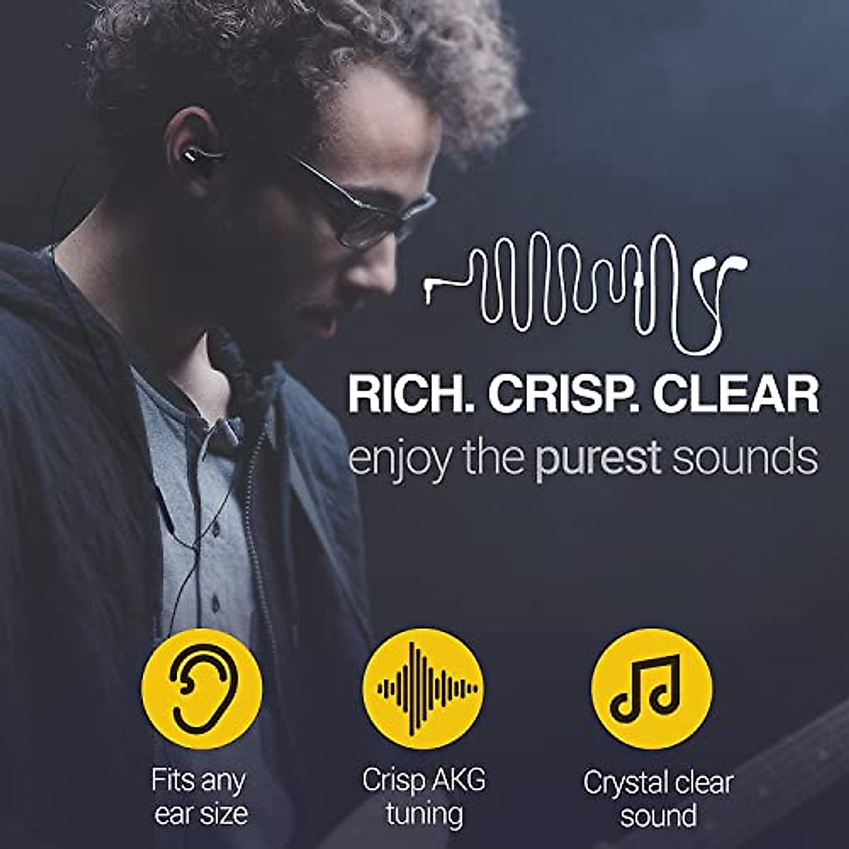 2 Packs USB C Headphones for Samsung Galaxy S23 Ultra S22 S21 FE S20 Z Flip 3 Fold 4 A53 A54 USB C Earphones with Mic in-Ear Headphones Designed by AKG Wired Earbuds USB Type C Earphones for iPad Pro