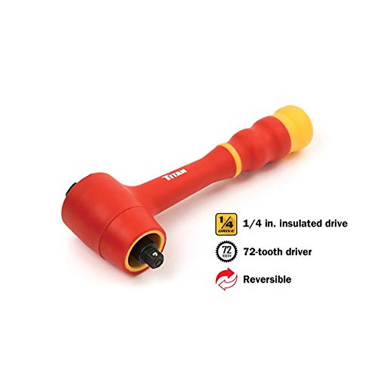 Titan 66100 18-Piece 1/4-Inch Drive VDE Insulated Socket Set