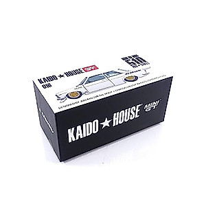 Datsun 510 Pro Street Pearl White (Designed by Jun Imai) Kaido House Special 1/64 Diecast Model Car by True Scale Miniatures KHMG016