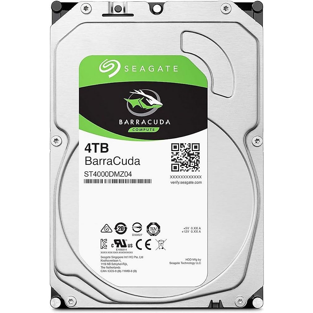 Seagate BarraCuda 4TB Internal Hard Drive HDD – 3.5 Inch Sata 6 Gb/s 5400 RPM 256MB Cache For Computer Desktop PC – Frustration Free Packaging ST4000DMZ04/DM004