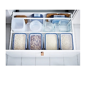 Ikea Food Container, Square/Plastic 3 Pack