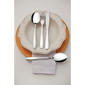 Tramontina 63902/027 Table Fork, Malaysia, 7.5 inches (19 cm), 18-10 Stainless Steel, Made in Brazil