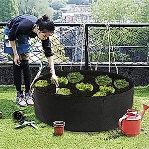 M MAIUS Potato Grow Bag, 15/50/100 Gallon Grow Bag Raised Garden Bed Bag Round Breathable Planting Grow Container for Potato Tomato Carrot