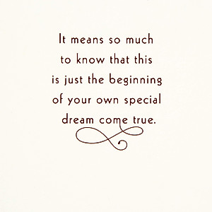 Hallmark Wedding Day Card for Daughter (Dream Come True) (599RZB1360)