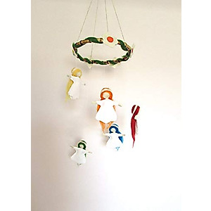 Fairies Mobile for Crib, Waldorf Mobile for Nursery Decor