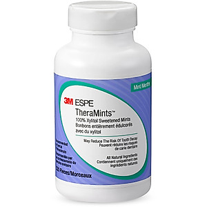 3M Medical TheraMints 100% Xylitol Sweetened Mints, Mint Flavor, 520 Mint Bottle