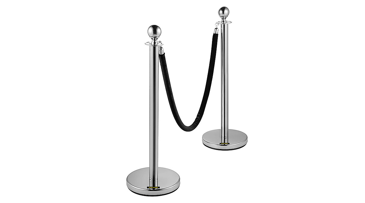 VEVOR Velvet Ropes & Posts for Crowd Control