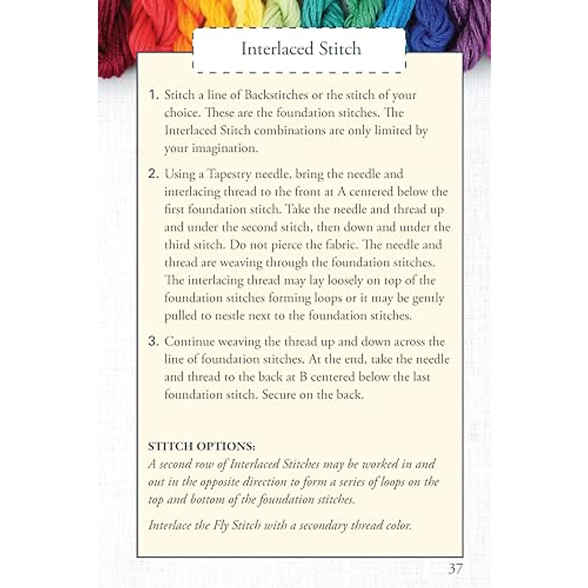 Hand Embroidery Stitches At-A-Glance: Carry-Along Reference Guide (Landauer) Pocket-Size Step-by-Step Illustrated How-To for 30 Favorite Stitches, plus Tips & Techniques and Needle & Thread Charts