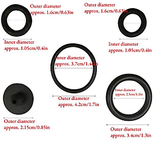 Rubber Sealing Ring,10pcs/ Set Useful Durable Rubber Sealing Ring Essential Sprayer Accessories Seal Ring Replacement for Garden Sprayer