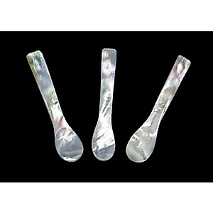 Set of 3 Hand craft Mother of pearl caviar spoon (3 QTY, 2.5 Inches)