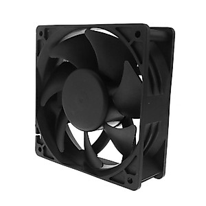 Micro Trader Black Cooling Fan DC 2Pin Bearing Ball 12V 0.8A 120x120x38mm with CE for PC