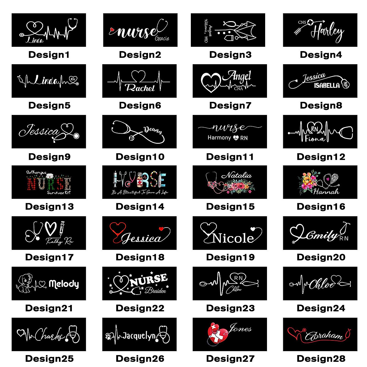 Personalized Stethoscope Case Gray Customized Name for Nurses,Custom Stethoscope Holder Case Lightweight Hard Carrying Storage Bag with Mesh Pocket Nurses Week Gift for Nurse Doctor Medical Assistant