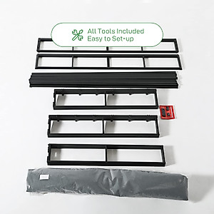 Novilla 4 Inch Metal Box Spring, Queen & 12 Inch Queen Memory Foam Mattress-Pressure Relieving, Matrress-in-a-Box, CertiPUR-US Certified, Medium Firm