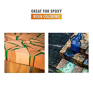 Mica Powder - (24-Pack/ .18 Oz Each) Color Soap Making Epoxy Resin Pigment, Bath Bomb, Candle, Nails