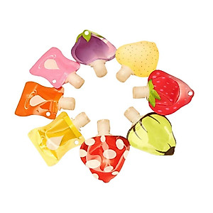 8pcs Emulsion Bottle Refillable Bottles Subpackaging Bottle Silicone Bottles Travel Empty Bottle Cartoon Bottle