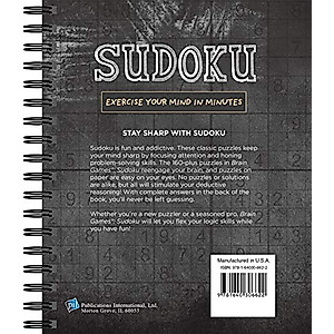Brain Games - Sudoku (Chalkboard #1): Exercise Your Mind in Minutes (Volume 1)