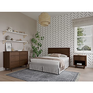 Child Craft Surrey Hill 1 Drawer Nightstand for Nursery or Bedroom, Large Storage Drawer, Made of Sturdy Pinewood, Non-Toxic, Baby Safe Finish (Toasted Chestnut)