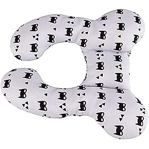 Baby Travel Pillow - Infant Head and Neck Support Pillow Baby Neck Pillow for Car Seat,Pushchair(Grey)