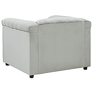 Signature Design by Ashley Josanna Classic Tufted Upholstered Chair, Gray