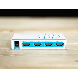 SwitchDeck, 4K HDMI 2.0 Switch by Sewell, 3x1 Distribution Amplifier, 4K at 60Hz, 3D, HDCP 2.2, 4:4:4 Chroma