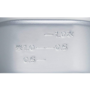 Field to Summit Rice Cooker, 1 Piece, OFCARC Rice Cooker, Graduated, Aluminum, Anodized Rice, Cookware, Bento Box, Convenient, Outdoor, Camping, Dishes, Pot, Mestin, Handle, Polished, Disaster