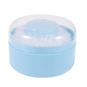 Body Puff Body Puff 2pcs Large Body Puff Blue Puff Box Talcum Puff Case for Women Girls Body Body Container