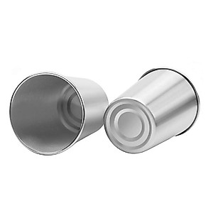 Hoshen 2Pcs Stainless Steel Cone Cup, Beverage Cup, 16 Ounces Capacity, Suitable for Bars, Houses, Picnics