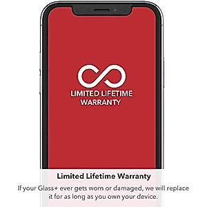 ZAGG InvisibleShield Glass+ Screen Protector – HD Tempered Glass for iPhone XS/X – Impact & Scratch Protection - Easy to Apply Tools Included - 2 PACK