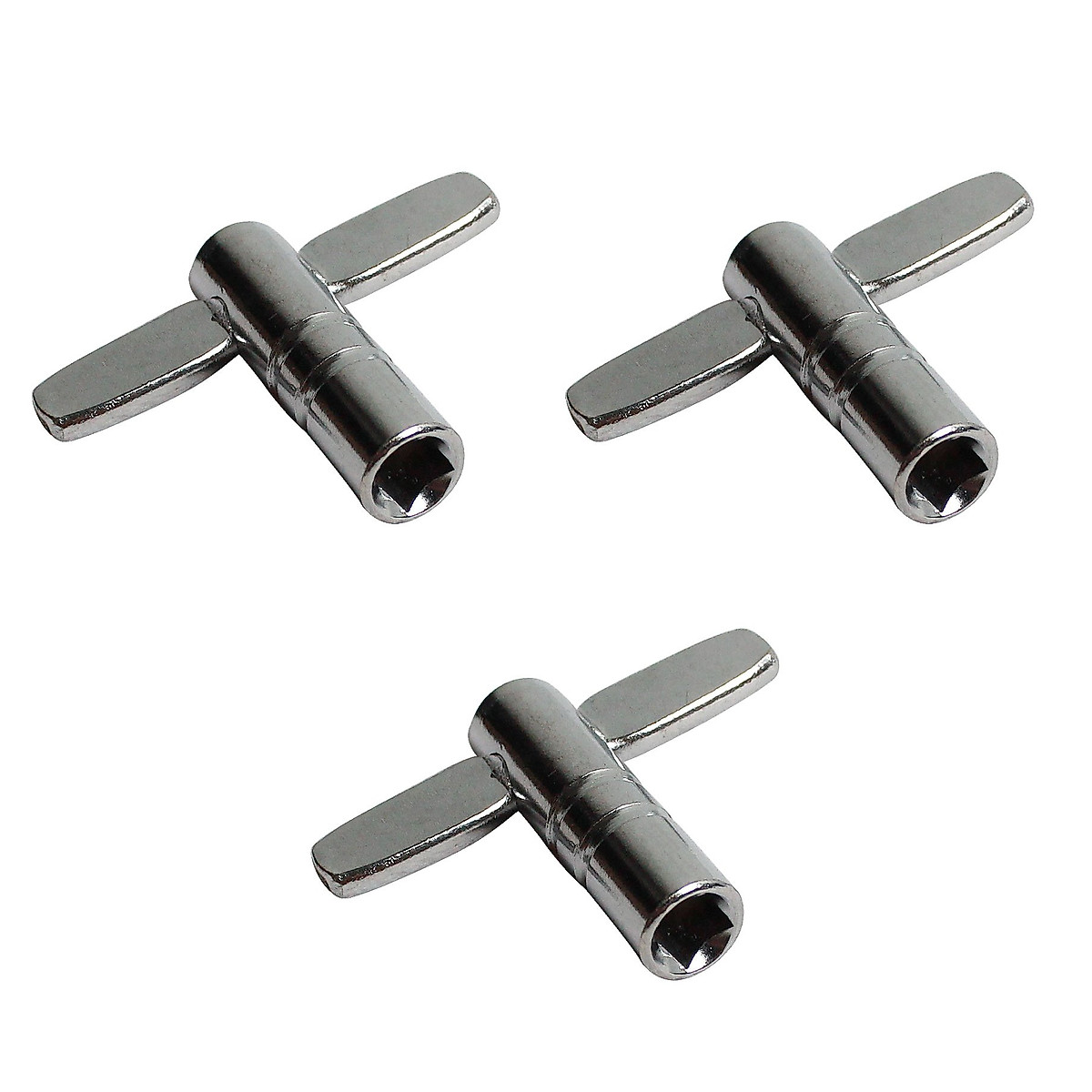YMC DK10 Steel Construction Standard Drum Keys with a Continuous Motion Speed Drum Key- Pack of 3