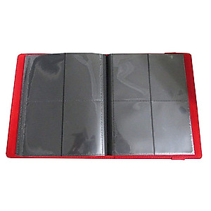 Dex Protection Card Binder 4 | Stores 160 Gaming Cards | Includes 20 Side Loading Card Pages | 4 Card Page Format | BandClosure | Smooth Matte Padded Finish | Velvet Lined Interior