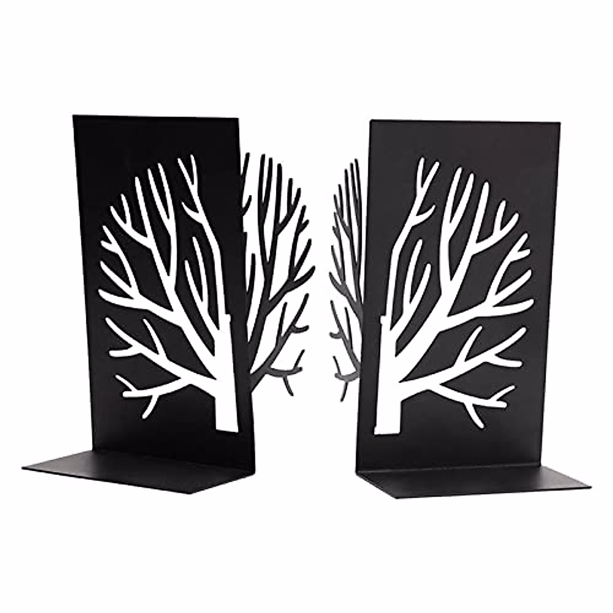 Bookends Book Ends Bookends for Heavy Books Bookend Book Shelf Holder Home Decorative Book Stopper Black 1 Pair Office Book Stopper bookends