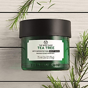 The Body Shop Tea Tree Anti-Imperfection Night Mask, 2.6 Fl Oz (Vegan)