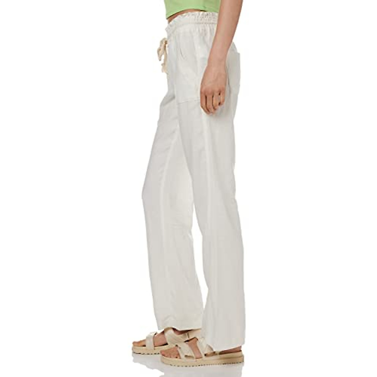 Roxy Women's Oceanside Pant, Sea Salt X-Large
