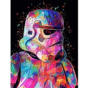 Hlison Paint by Numbers, Paint by Number for Adults, DIY Easy Paint by Numbers for Beginner Kids, Acrylic Painting by Numbers Great for Wall Home Decor Gift 16x20 Inch