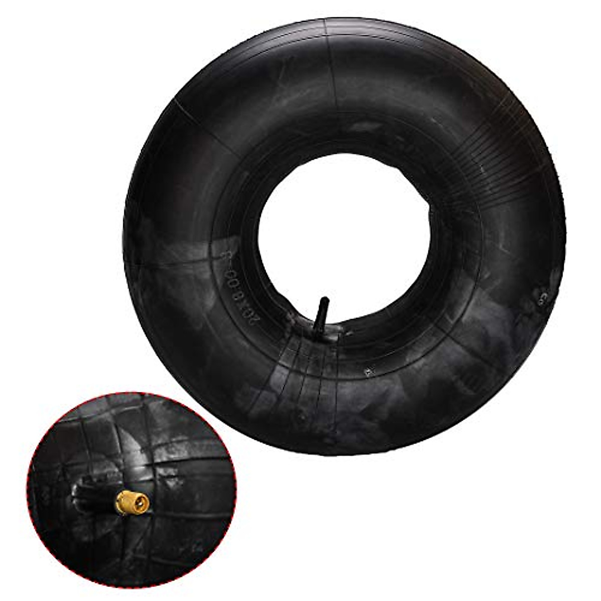 HIFROM Replacement Premium 20x8.00-8, 20x8-8, 20x10.00-8, 20x10-8, 18x8.50-8, 18x9.50-8 Utility Tire Inner Tubes with TR13 Straight Valve Stem Replacement for Mowers Go Karts ATVs - 1 Pack