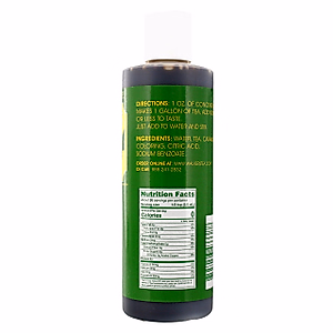 Walker's Tea Liquid Tea Concentrate Decaffeinated 8oz. - Makes 8 Gallons!