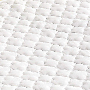 Large Mattress Protector - Bed Pee Pad for Kids, Incontinence - White 36x58"