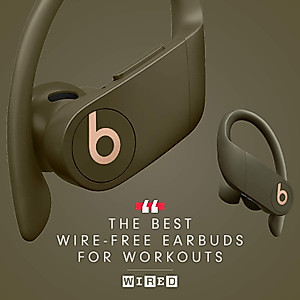 Powerbeats Pro Wireless Earbuds - Apple H1 Headphone Chip, Class 1 Bluetooth Headphones, 9 Hours of Listening Time, Sweat Resistant, Built-in Microphone - Moss