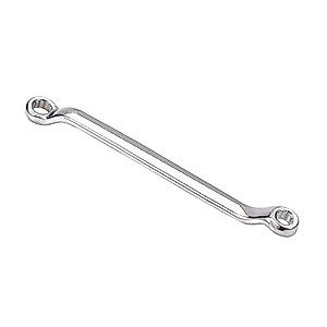 Utoolmart Torx Box Wrench, 5.5mm x 7mm Metric 12 Point Offset Double Box End Wrench, 125mm Length Wrench Repair Tool for Automotive Home Chrome Plated, Cr-V