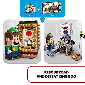 LEGO Super Mario Luigi’s Mansion Haunt-and-Seek Expansion Set 71401 Toy Building Kit for Kids Aged 8 and up (877 Pieces)