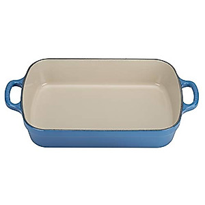Le Creuset Enameled Cast Iron Signature Rectangular Roaster, 5.25 qt. (11.7" x 16.8") , Marseille
