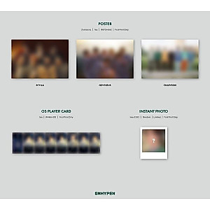 ENHYPEN [Set] 1st Album - Dimension : Dilemma (Set ver.) 3Album +3Roll Poster
