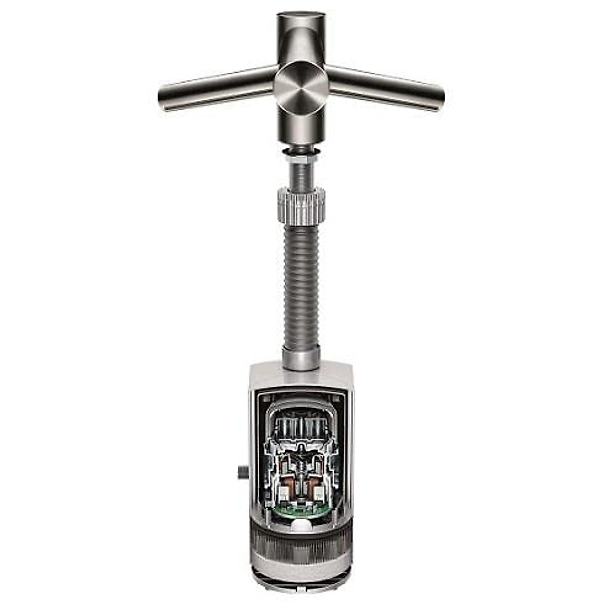 Long Tap Model AB 10 110-127 Volt Combination Hand Dryer and Hands Free Faucet in Brushed Stainless Steel