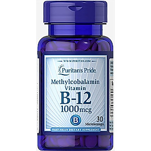 Puritan's Pride Methylcobalamin Vitamin B-12 1000 mcg