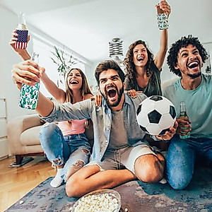 LYDTICK 8 Pcs Beer Can Coolers Sleeves For 12oz Beer Soda & Water Bottle, Reusable Can Cooler Holder Colorful Neoprene Bottle Insulator Perfect For HTV Projects Parties Birthday Gifts (Animals)