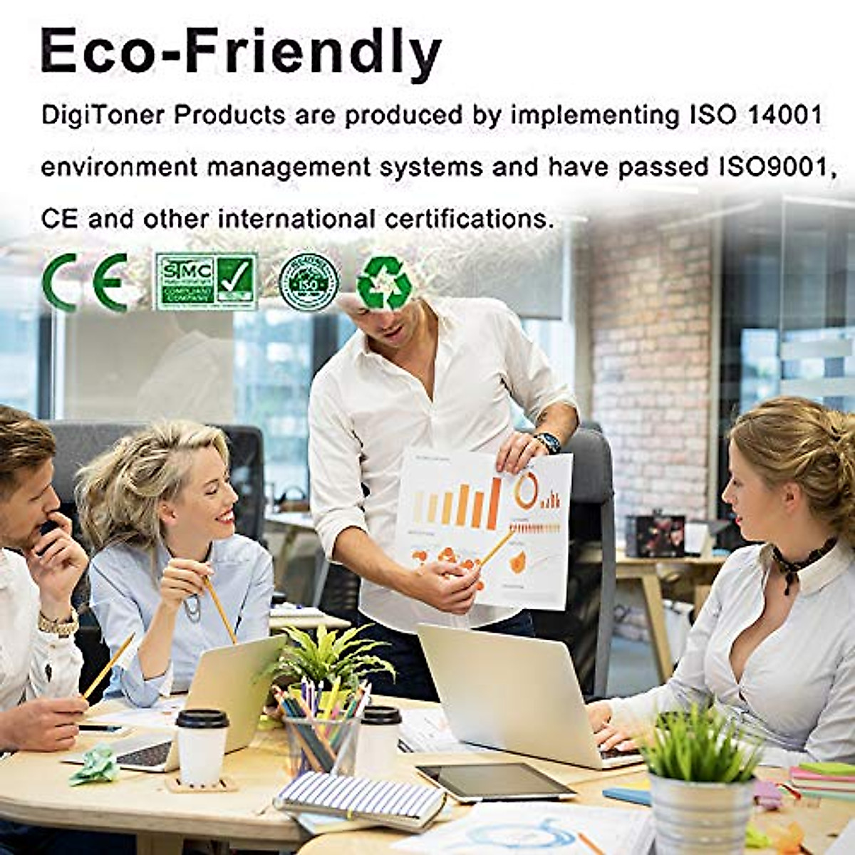 DIGITONER Compatible Toner Cartridge Replacement with Chip for Brother TN760 TN730 TN-760 TN-730, Black [2 Pack]