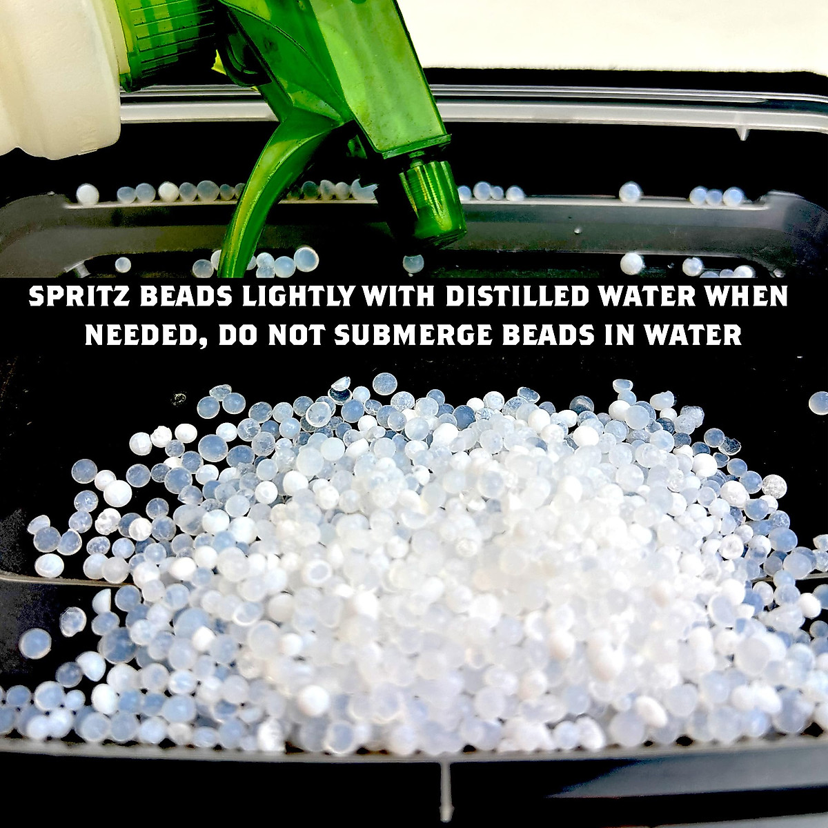 Humidor Humidity Beads | 8 oz (1/2 lb) Bag | Rock Solid 70% Humidity | Two Way Humidification | Better Than Gel | Protect 100s of Cigars | Never Needs Replacing | Perfect for Travel Cigar Humidors