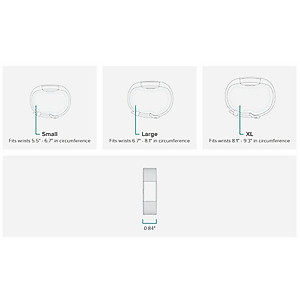 Fitbit Charge 2 Fitness Wristband, Large