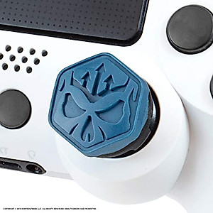 KontrolFreek Call of Duty Modern Warfare Performance Thumbsticks for PlayStation 4 (PS4) | 2 Mid-Rise, Convex | Blue/Black